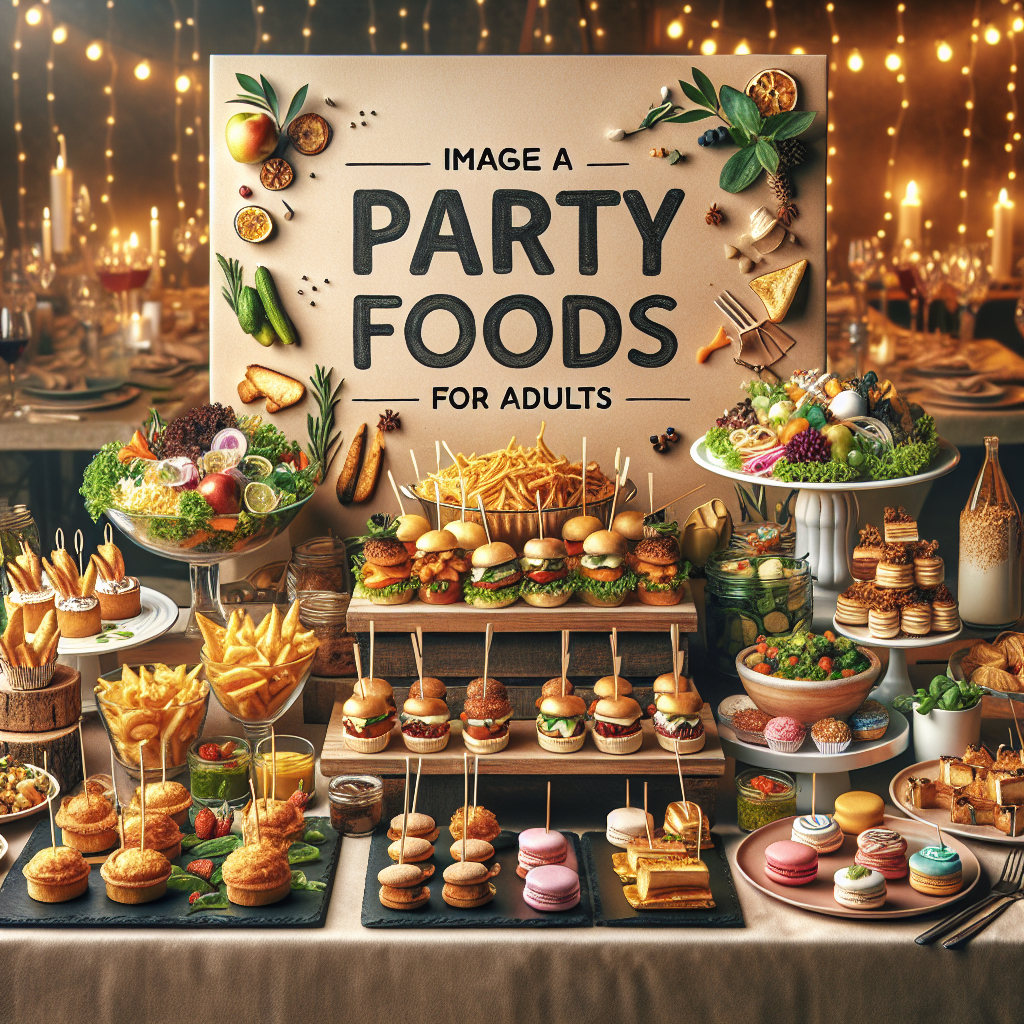 Best Party Food Ideas For Adults Vondy