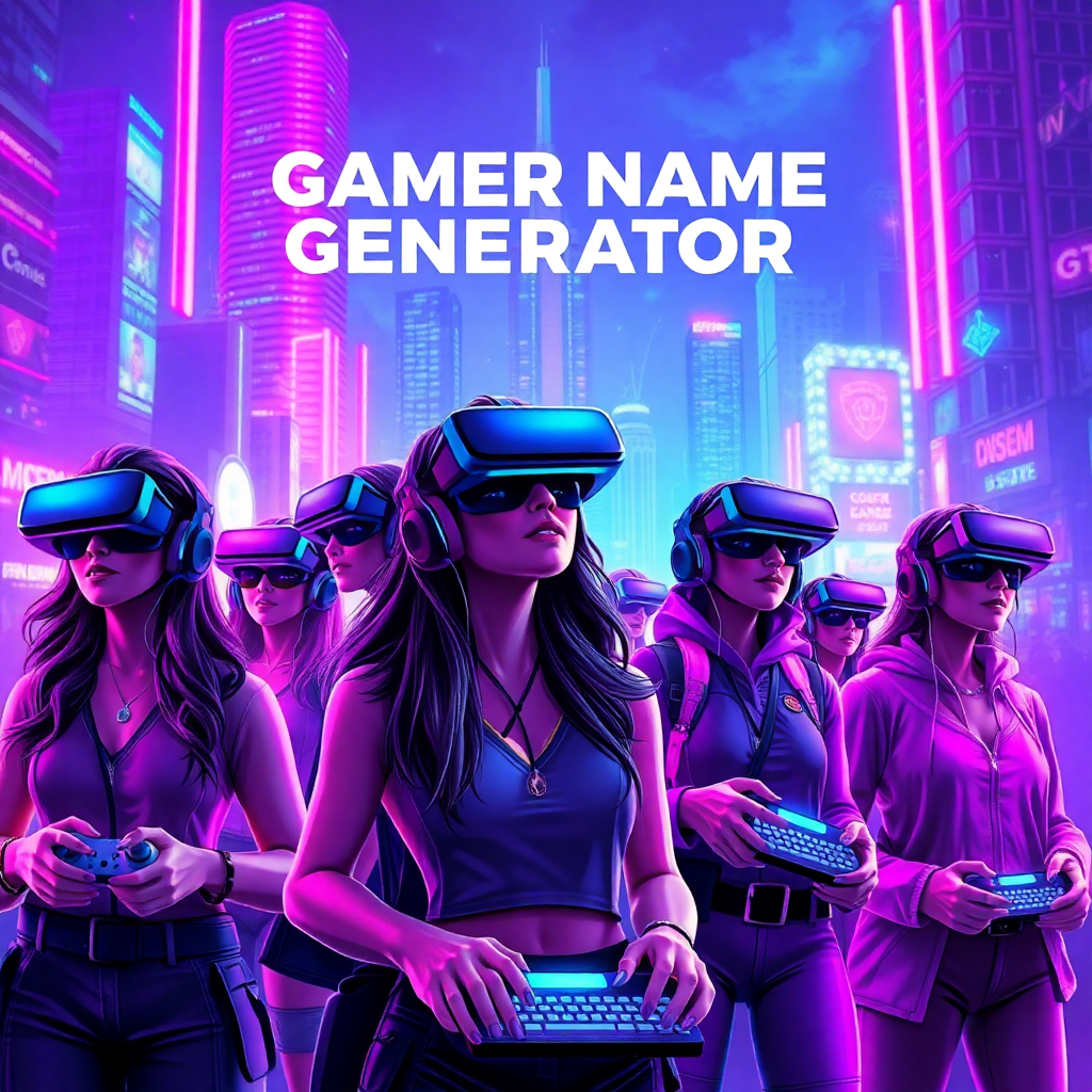 Best Gamer Name Generator Female | Vondy
