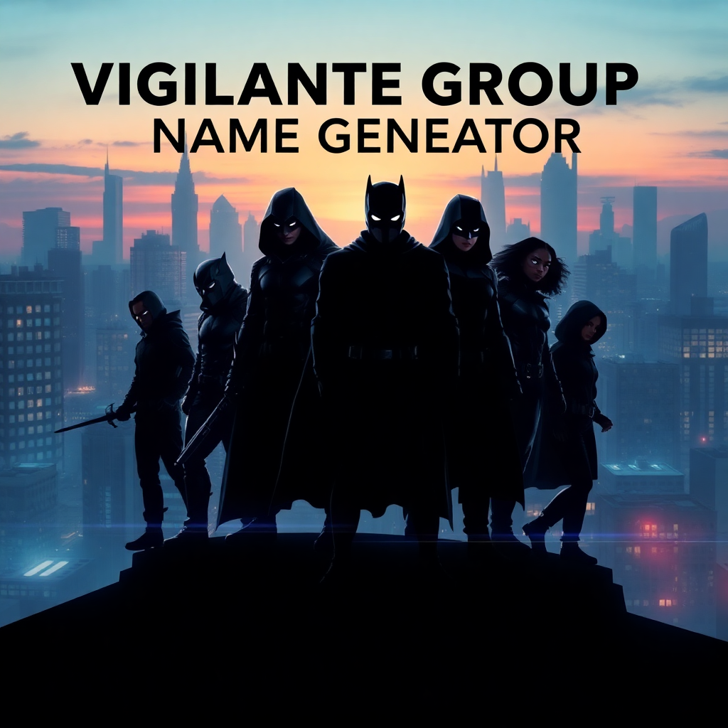 Best Vigilante Group Name Generator | Vondy