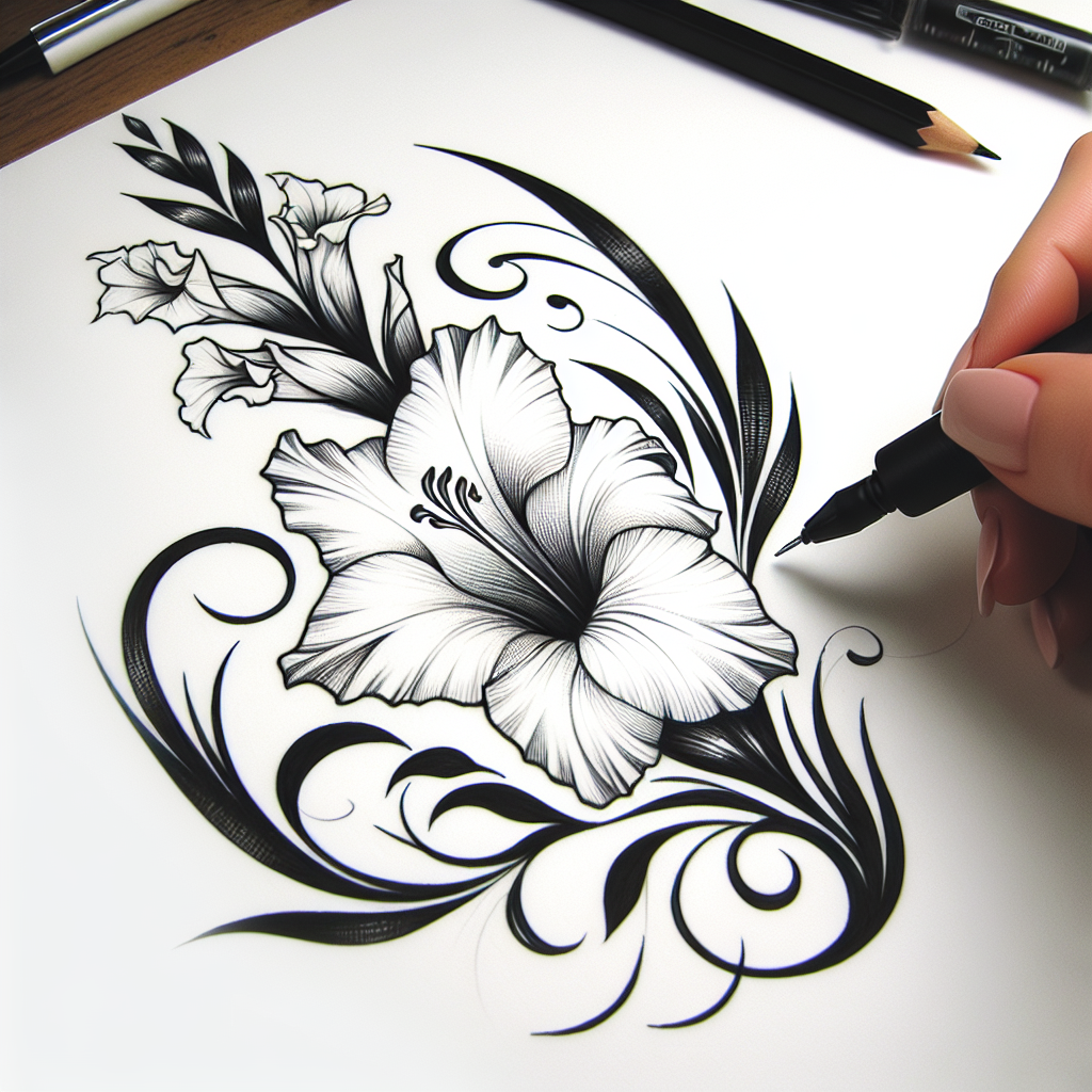 Best Gladiolus Flower Tattoo Ideas | Vondy