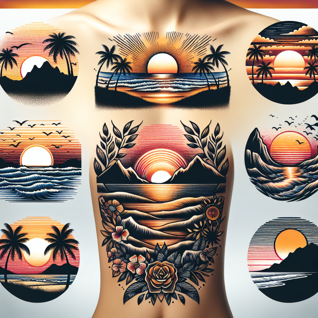 Best Sunset Tattoo Ideas For Guys | Vondy