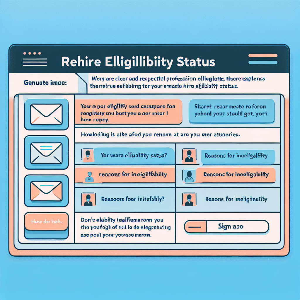 Best Not Eligible For Rehire Email Template | Vondy