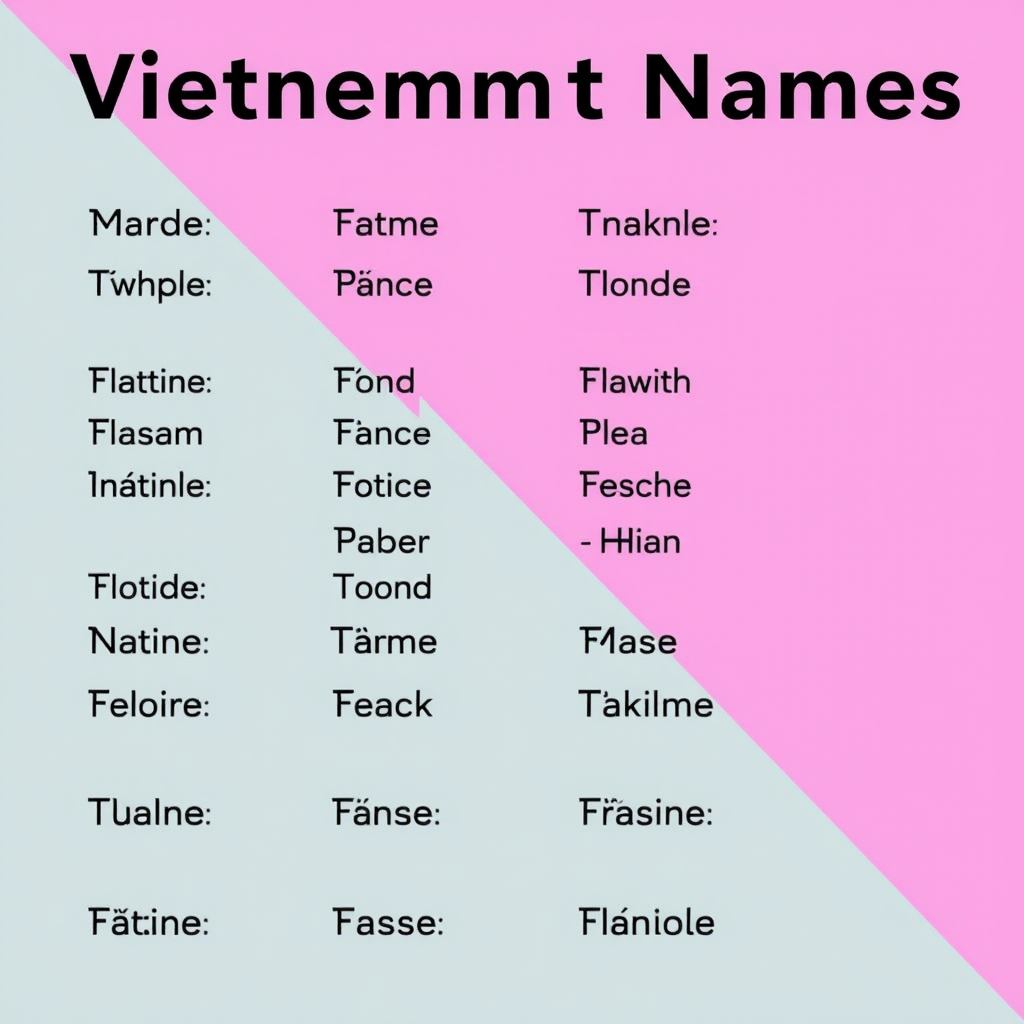 Best Vietnamese Name Generator | Vondy