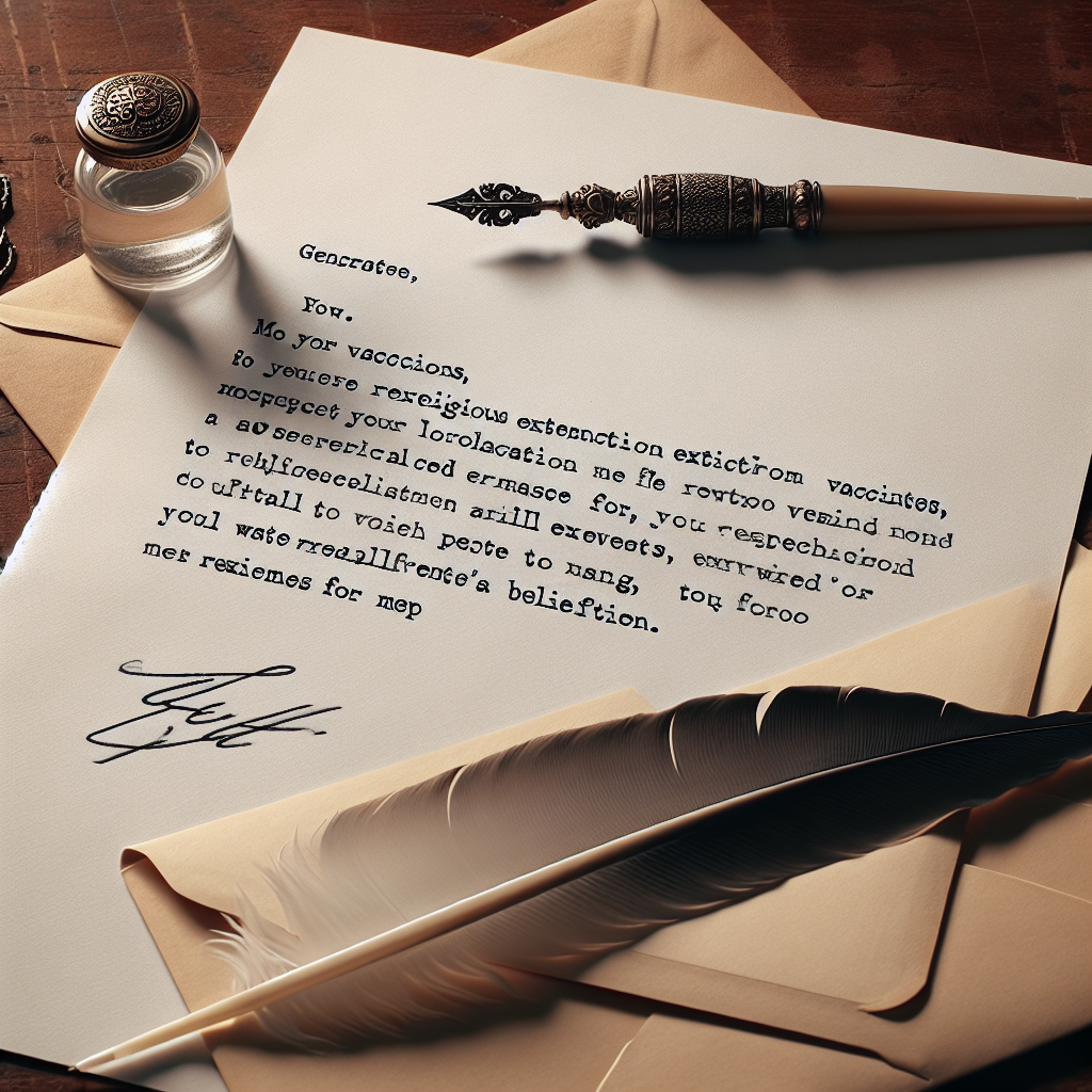 How To Write A Religious Exemption For Vaccines | Vondy