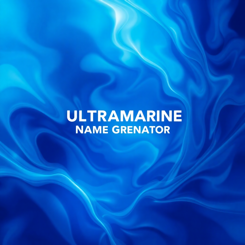 Best Ultramarine Name Generator | Vondy
