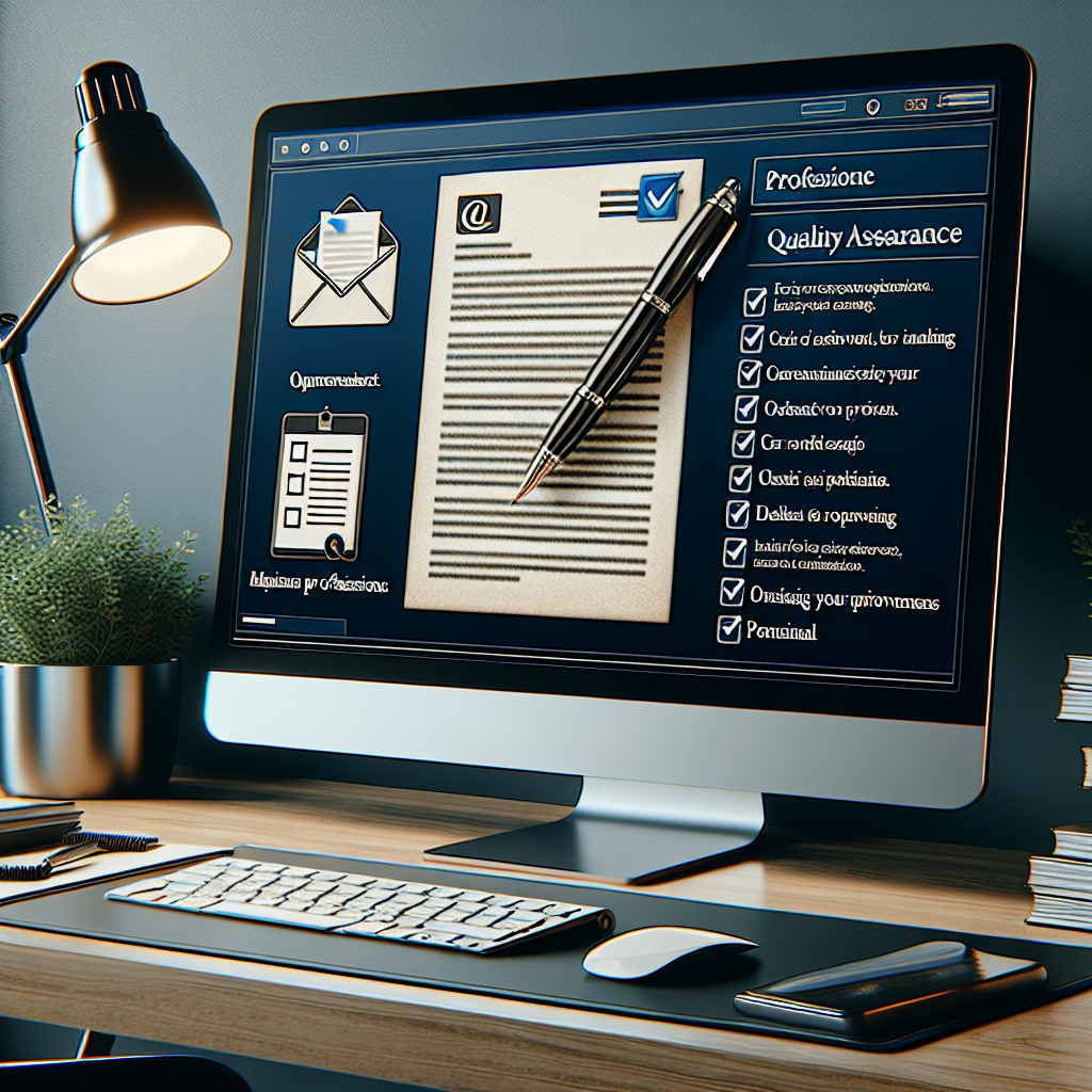 Best Quality Assurance Email Template | Vondy