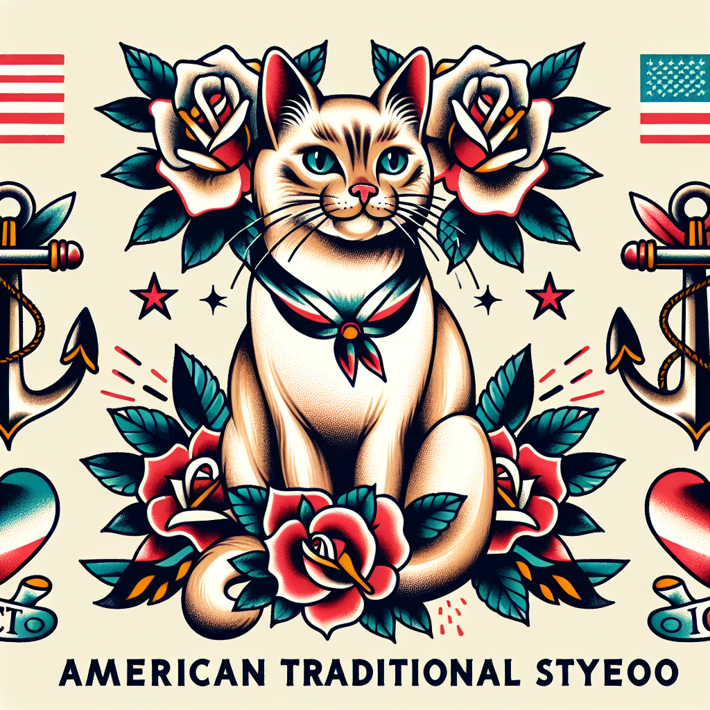 Best American Traditional Cat Tattoo Generator | Vondy