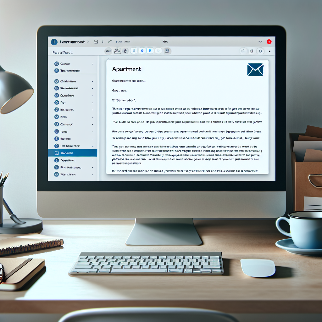 Best Apartment Inquiry Email Template | Vondy