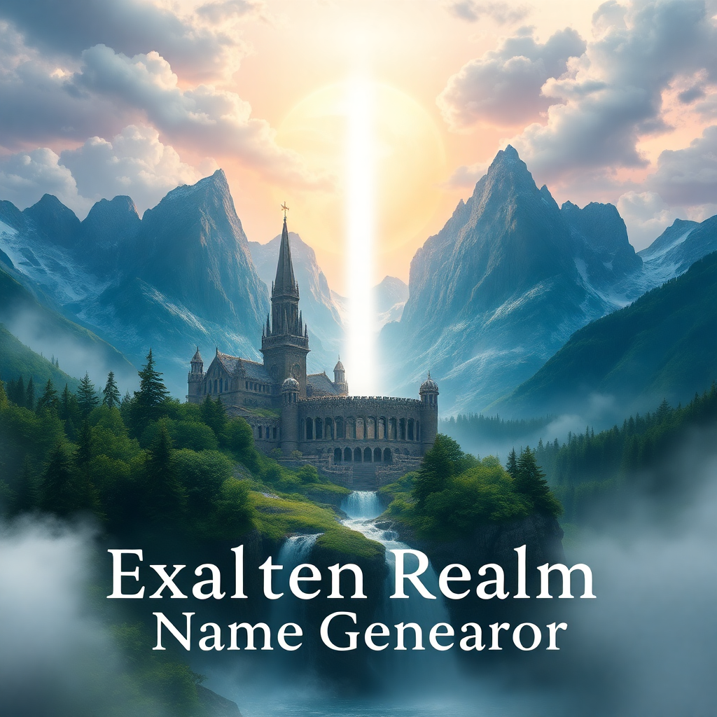 Best Exalted Realm Name Generator | Vondy
