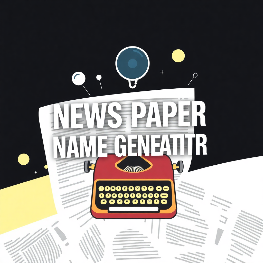 Best News Paper Name Generator | Vondy