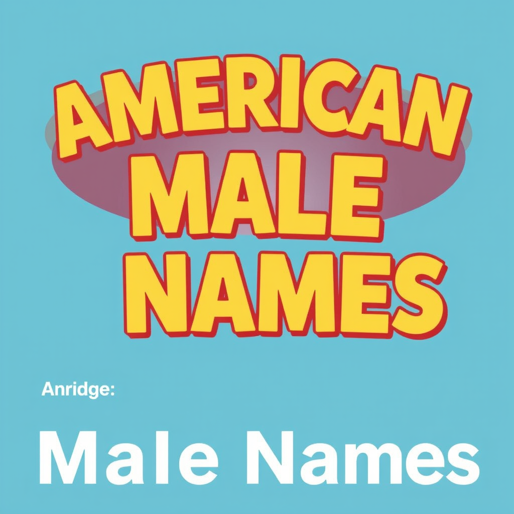 Best American Name Generator Male | Vondy