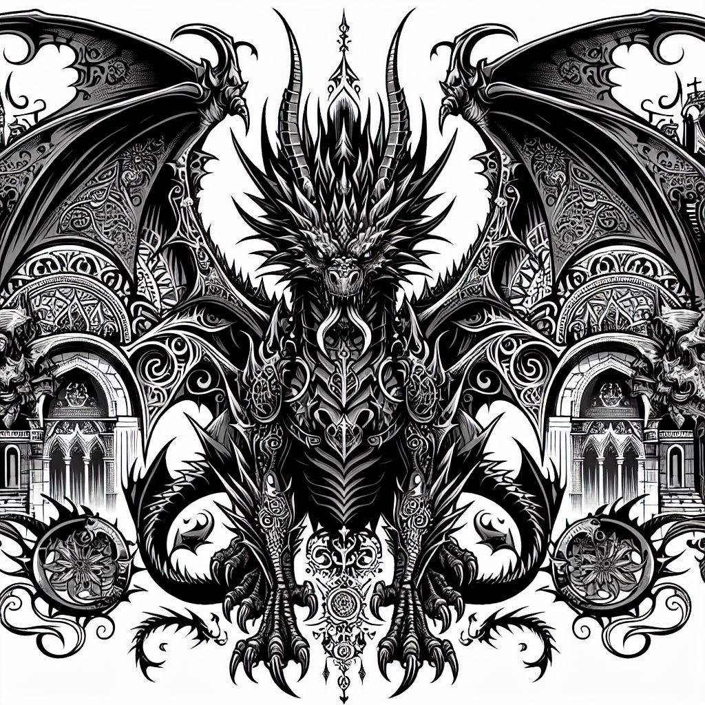 Best Gothic Dragon Tattoo Generator | Vondy