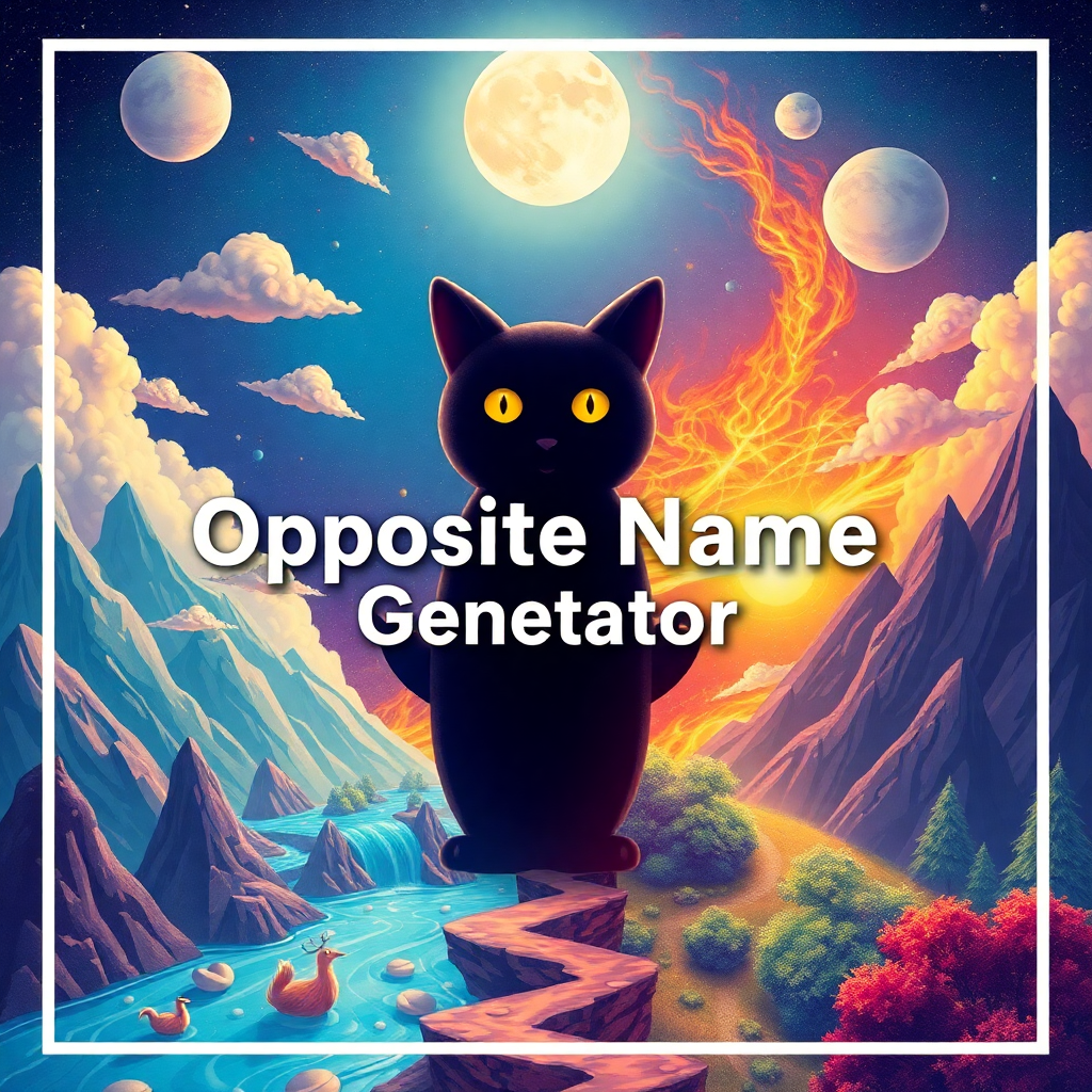 Best Opposite Name Generator | Vondy