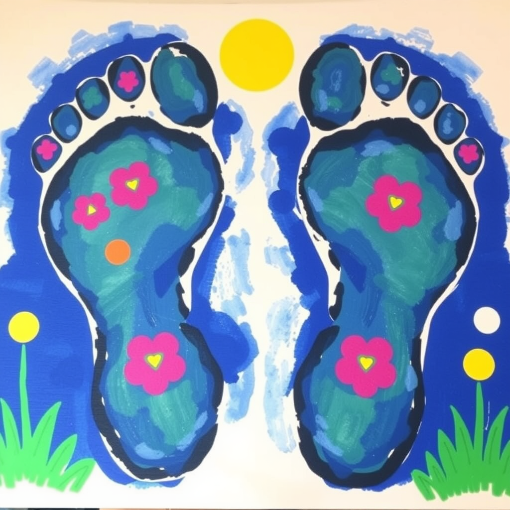 Best Footprint Painting Ideas | Vondy