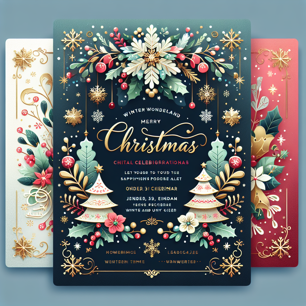 Best Christmas Email Invite Template | Vondy