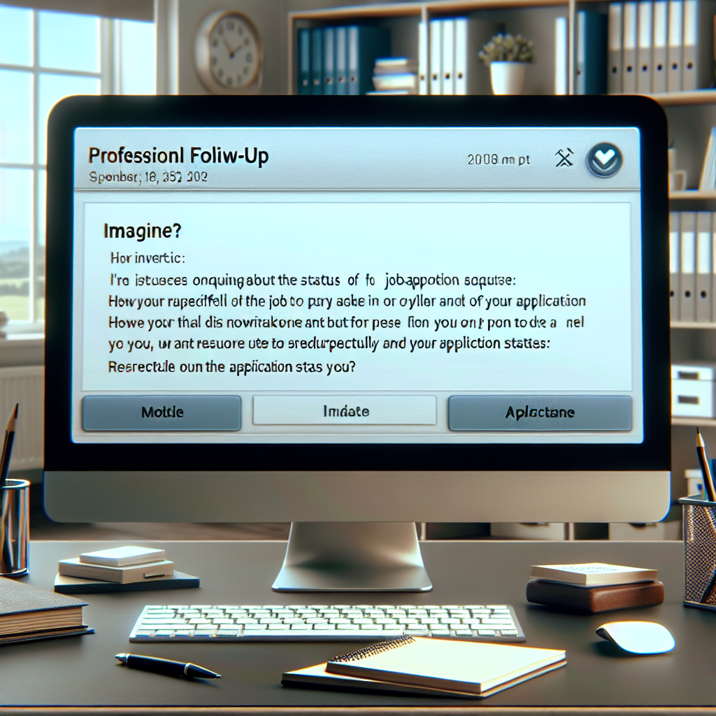 Best Job Status Email Template | Vondy
