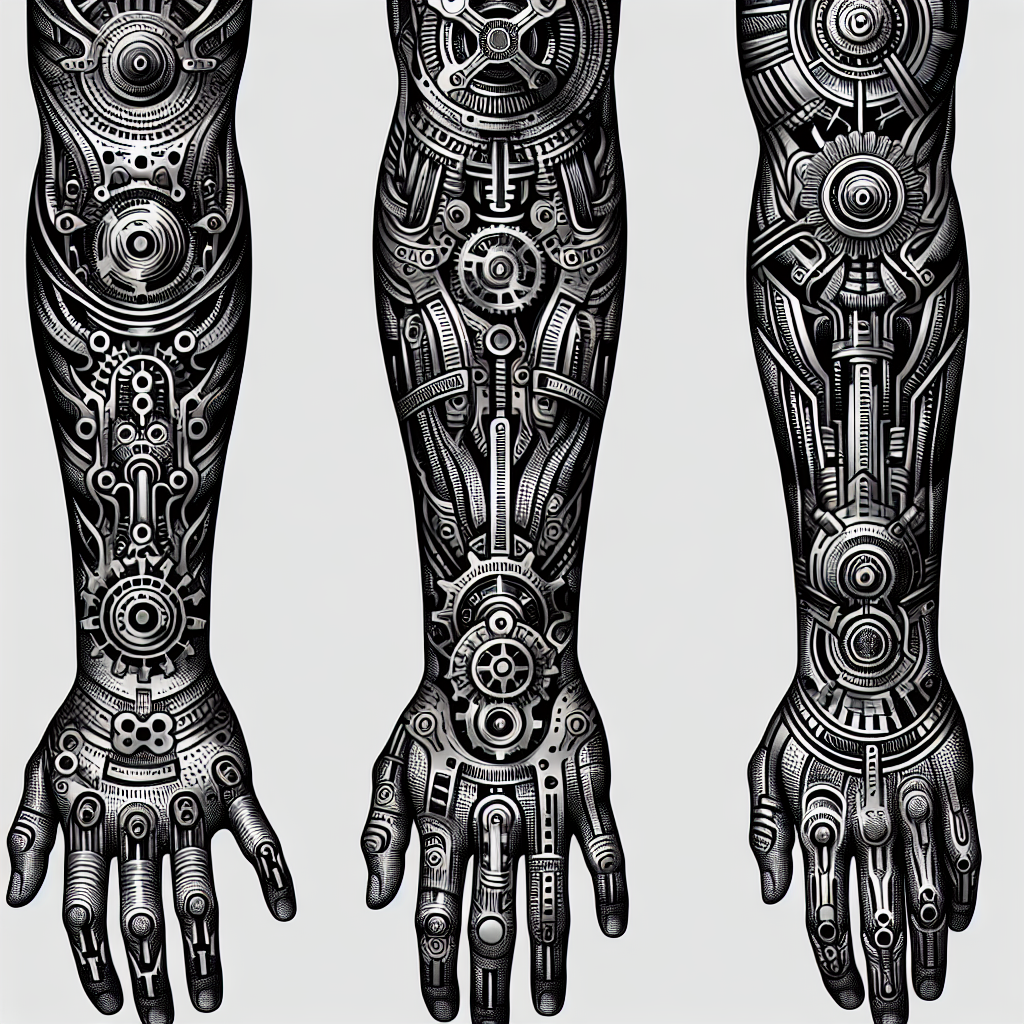 Best Biomechanical Forearm Tattoo Generator | Vondy