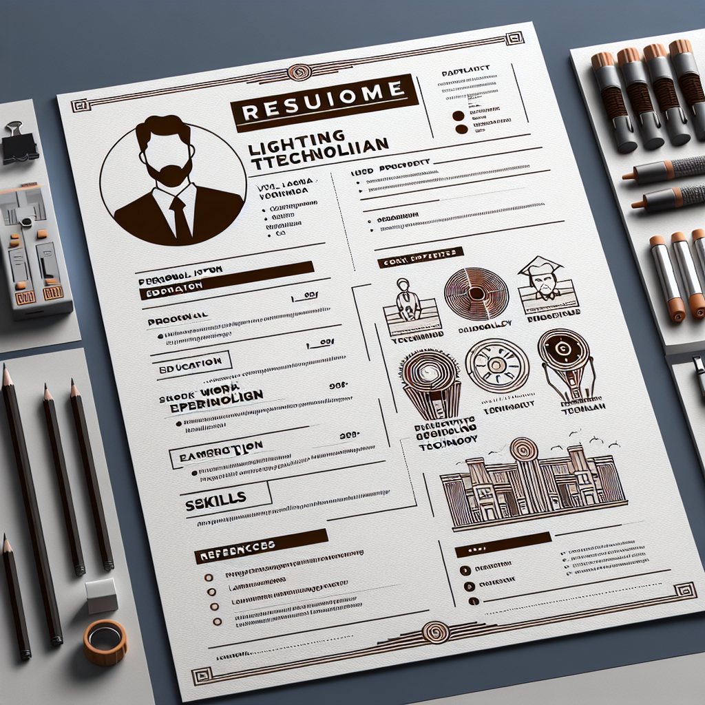 Best Lighting Technician Resume Generator | Vondy