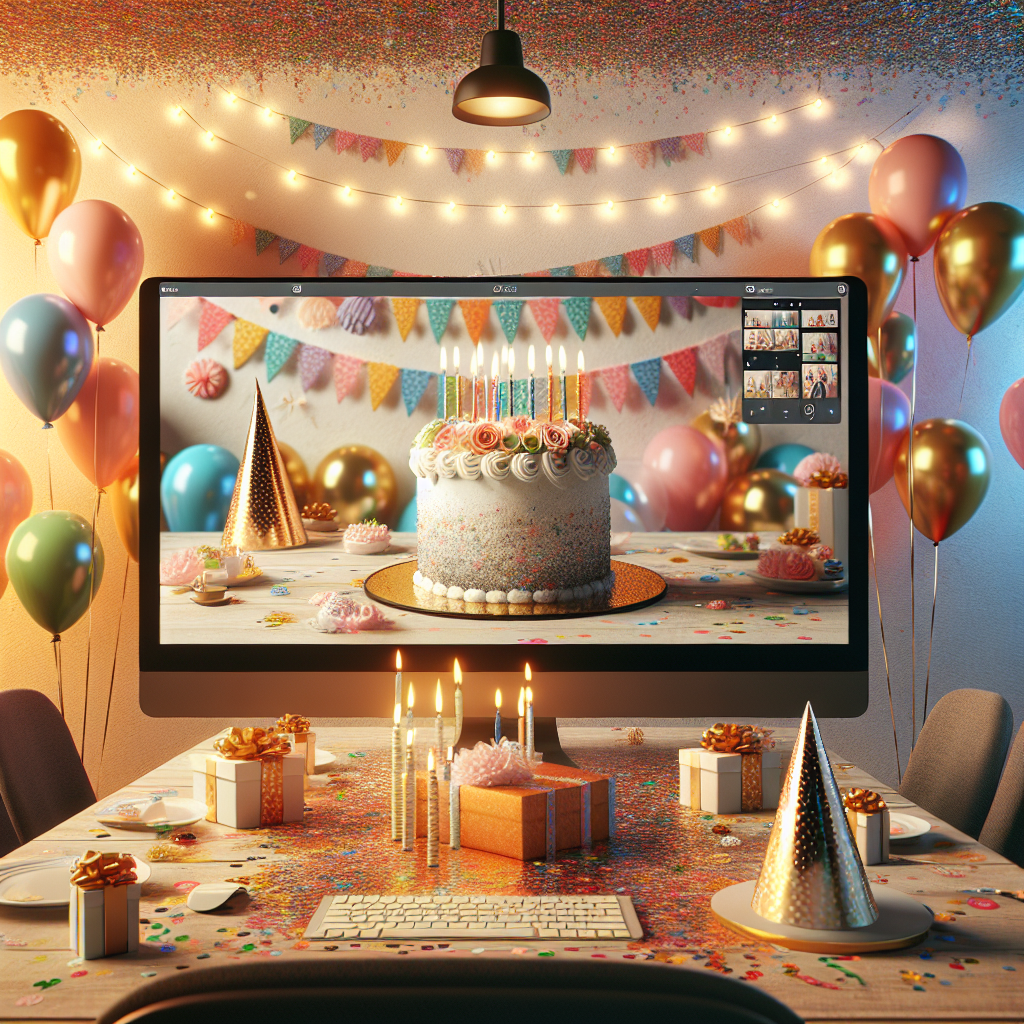 Best Zoom Birthday Background | Vondy