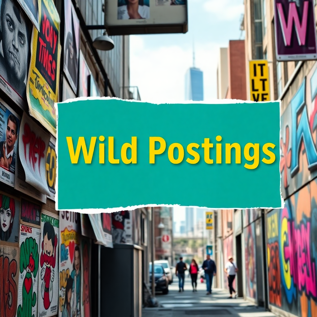 Best Wild Postings Mockup | Vondy