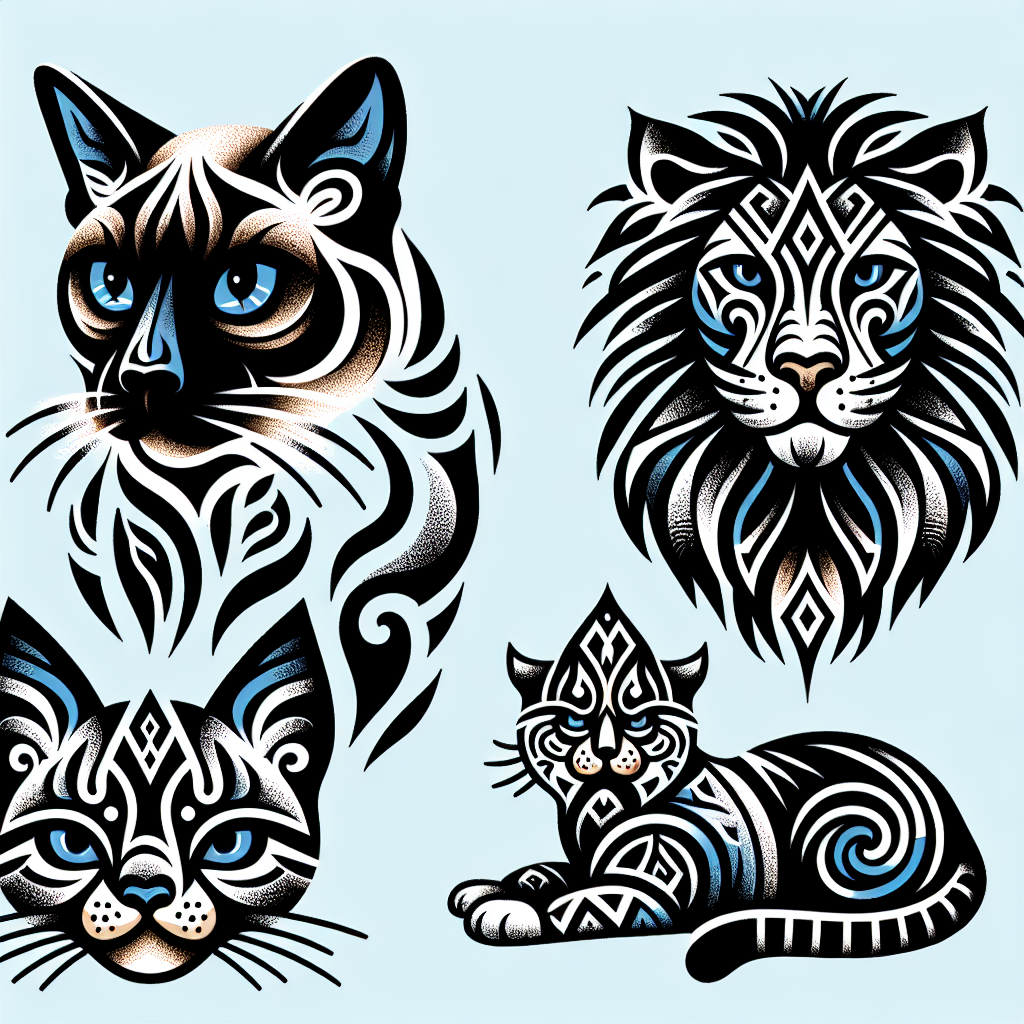 Best Tribal Cat Tattoo Generator | Vondy