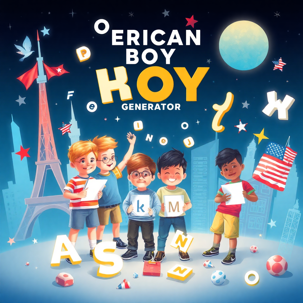 Best American Boy Name Generator | Vondy