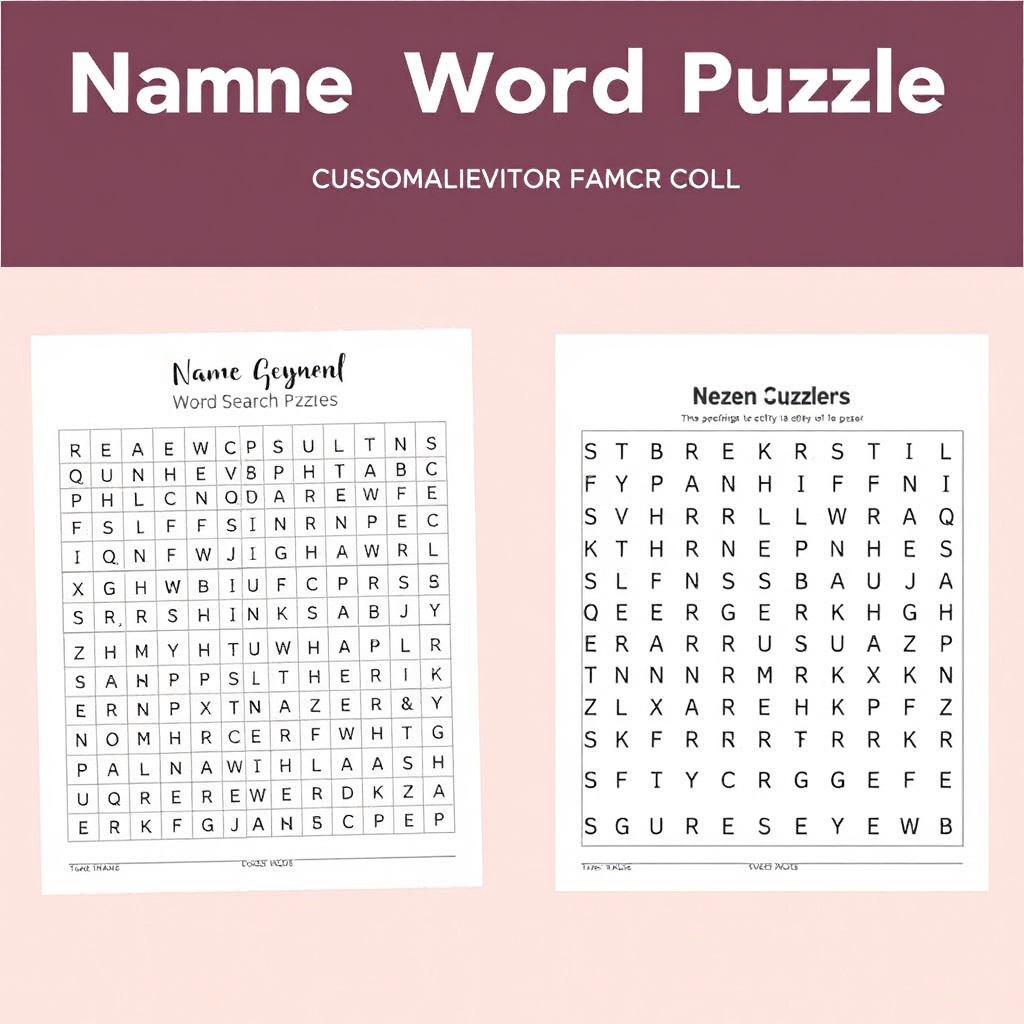 Best Name Puzzle Generator | Vondy