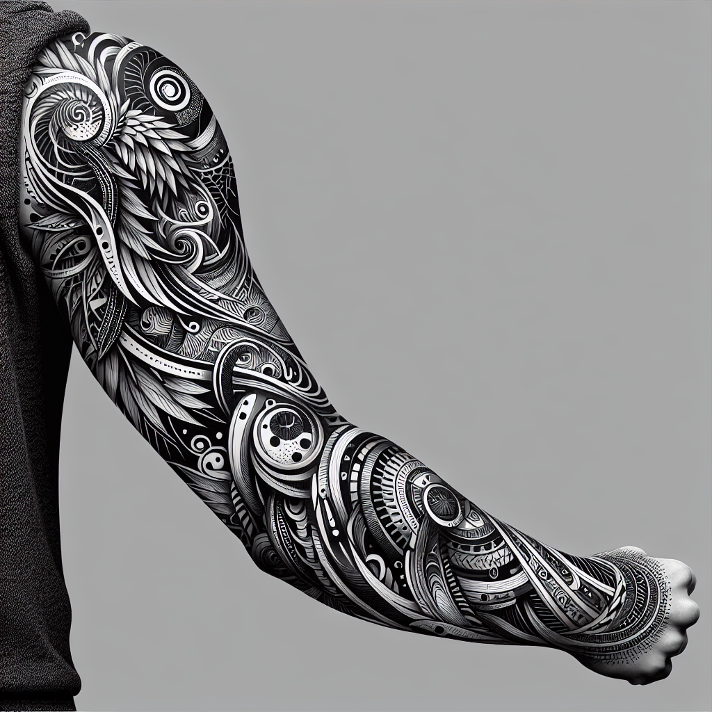 Best Mens Tattoo Sleeve Ideas Black And Grey | Vondy