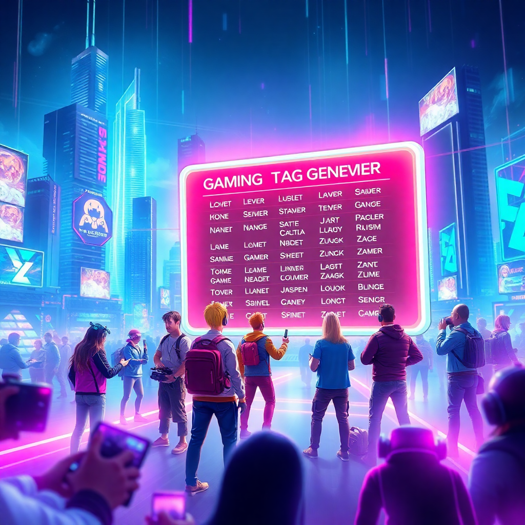 Best Gaming Tag Name Generator | Vondy
