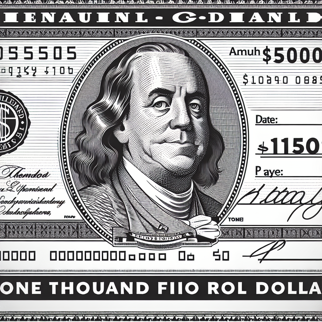 How To Write A Check For $1500 | Vondy