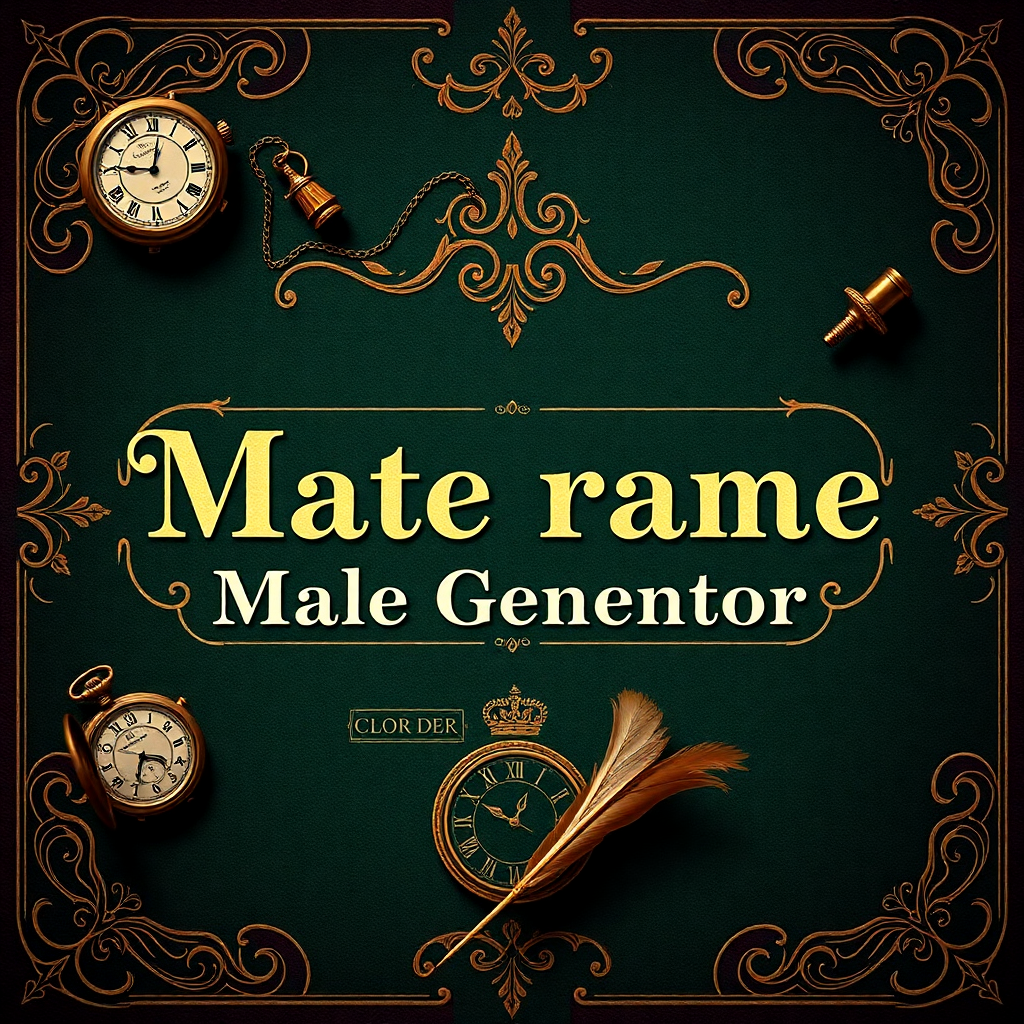 Best Victorian Male Name Generator | Vondy