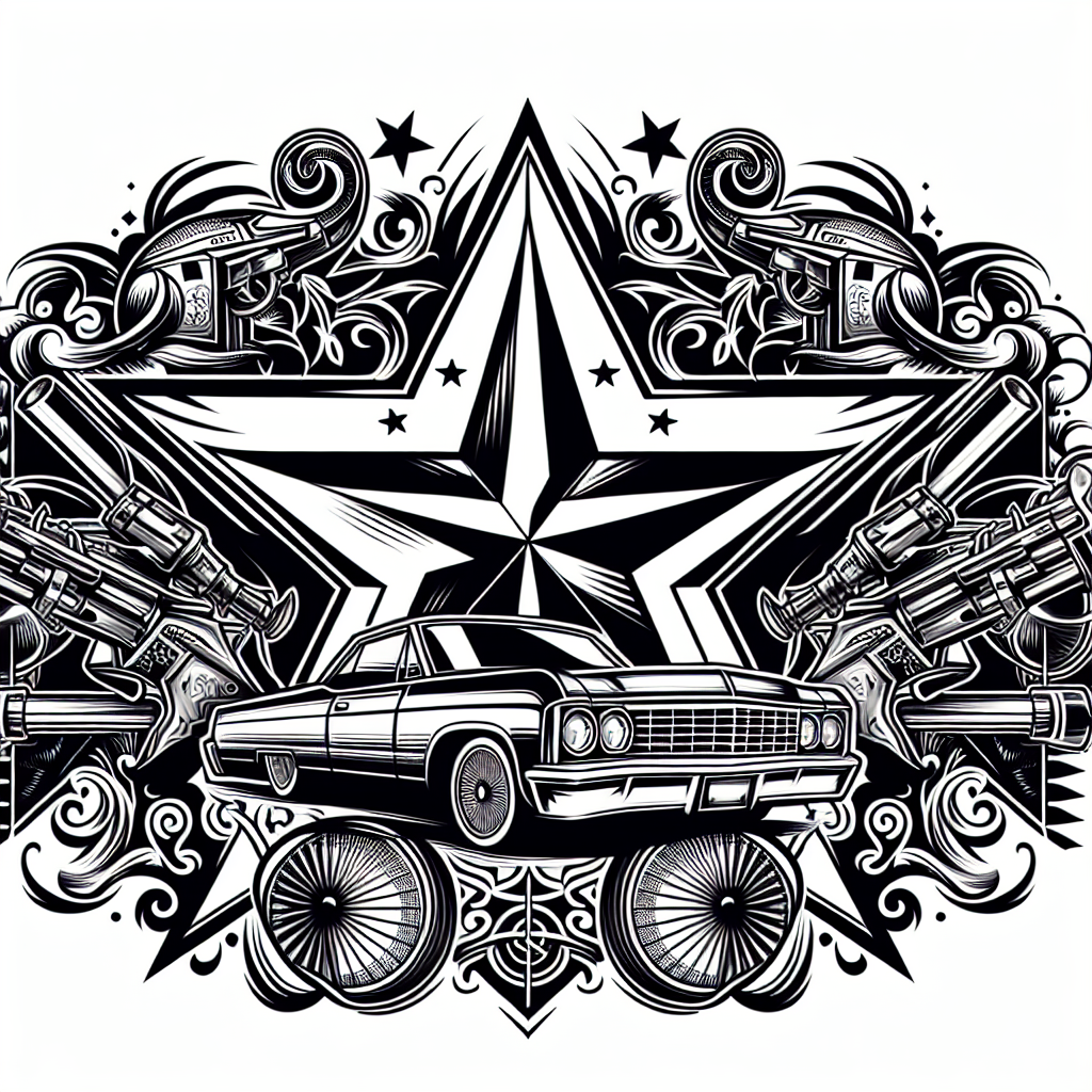 Best Chicano Star Tattoo Generator | Vondy