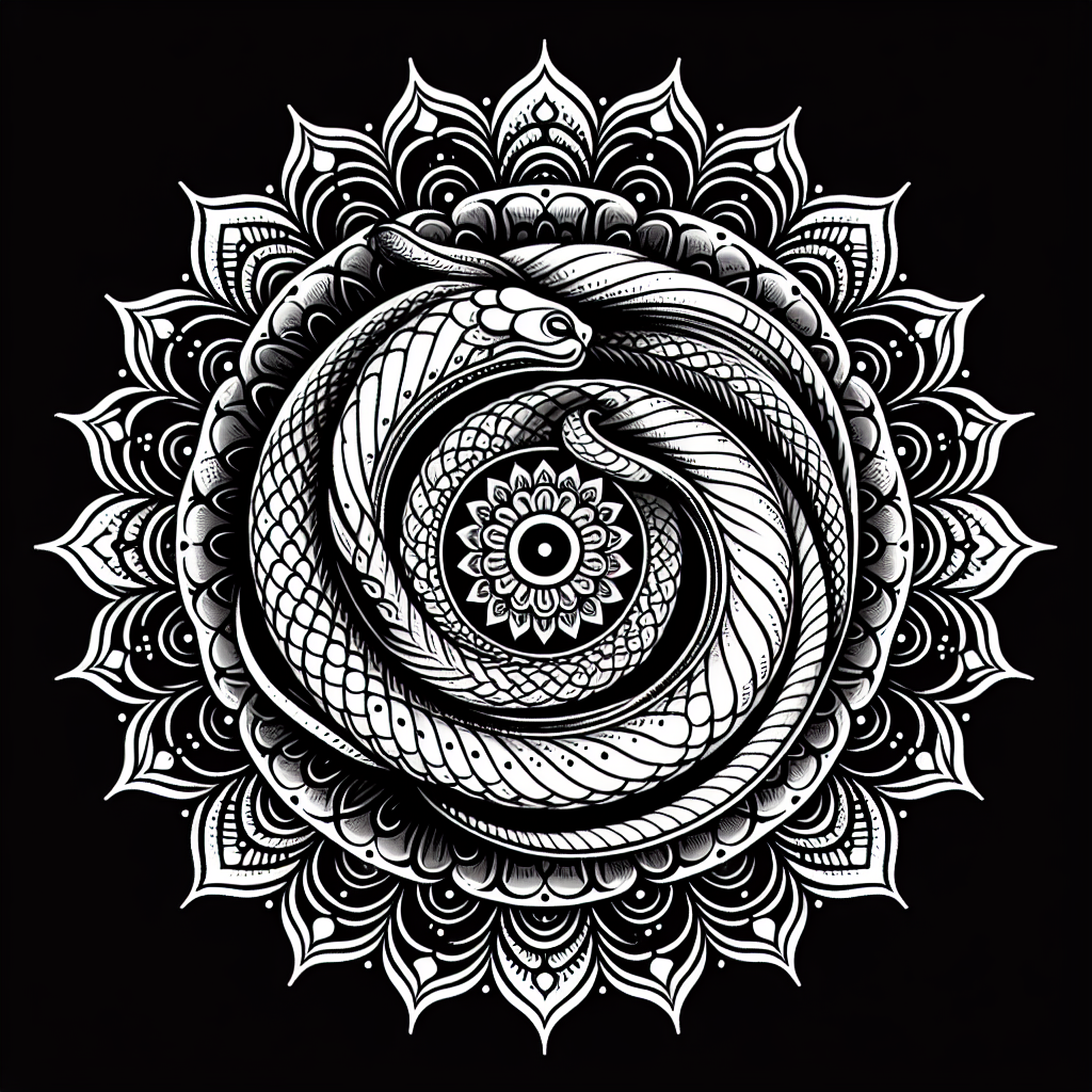 Best Mandala Snake Tattoo Generator | Vondy