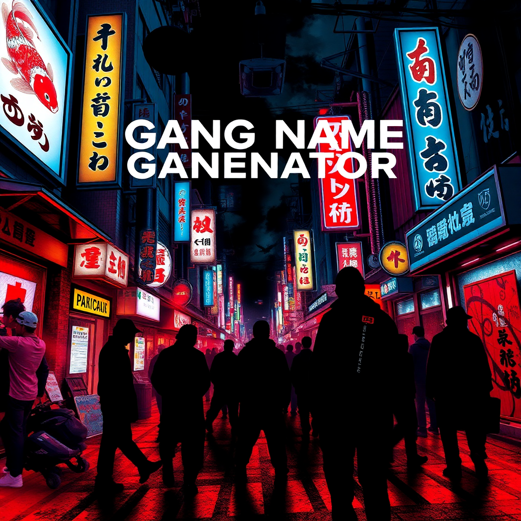 Best Japanese Gang Name Generator | Vondy