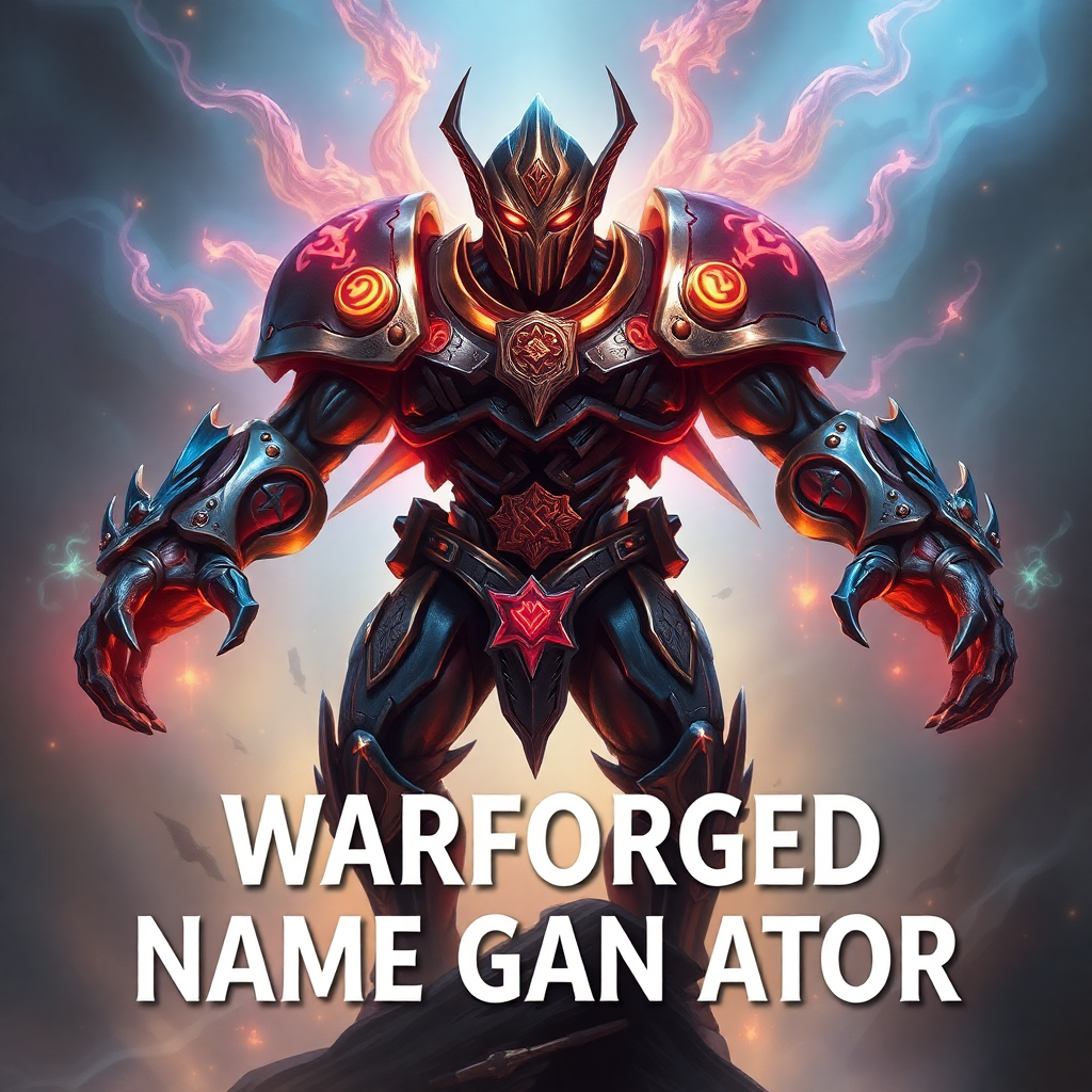 Best Dnd Warforged Name Generator | Vondy