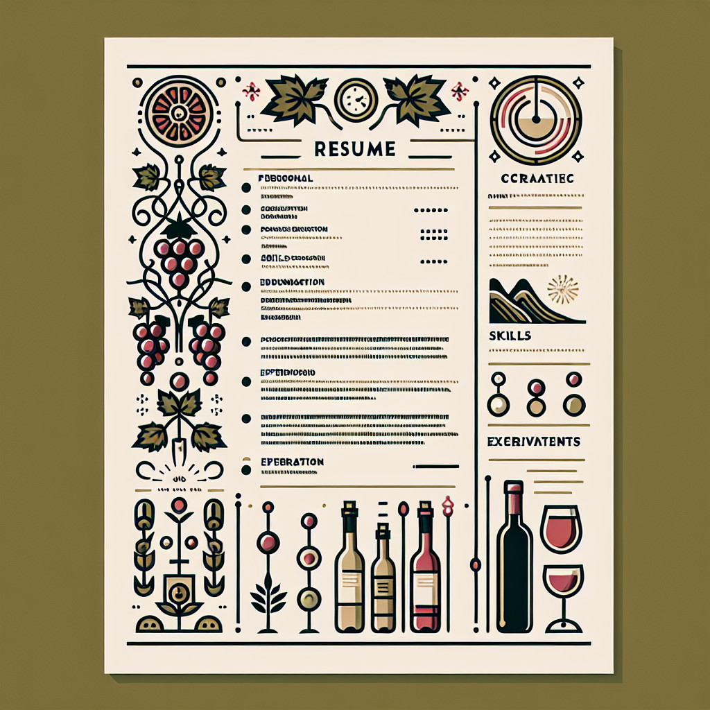 Best Winemaker Resume Generator | Vondy