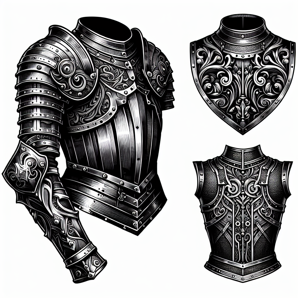 Breastplate Armor Tattoos