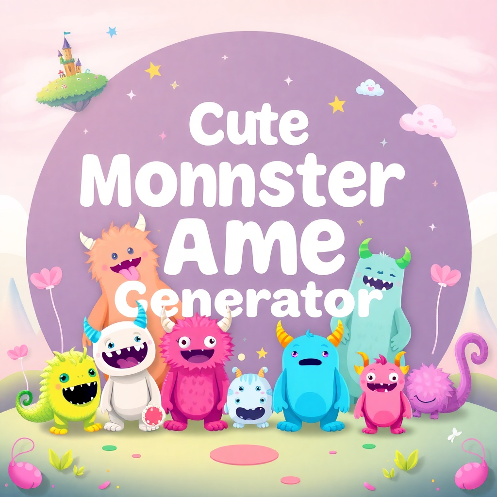 Best Cute Monster Name Generator | Vondy