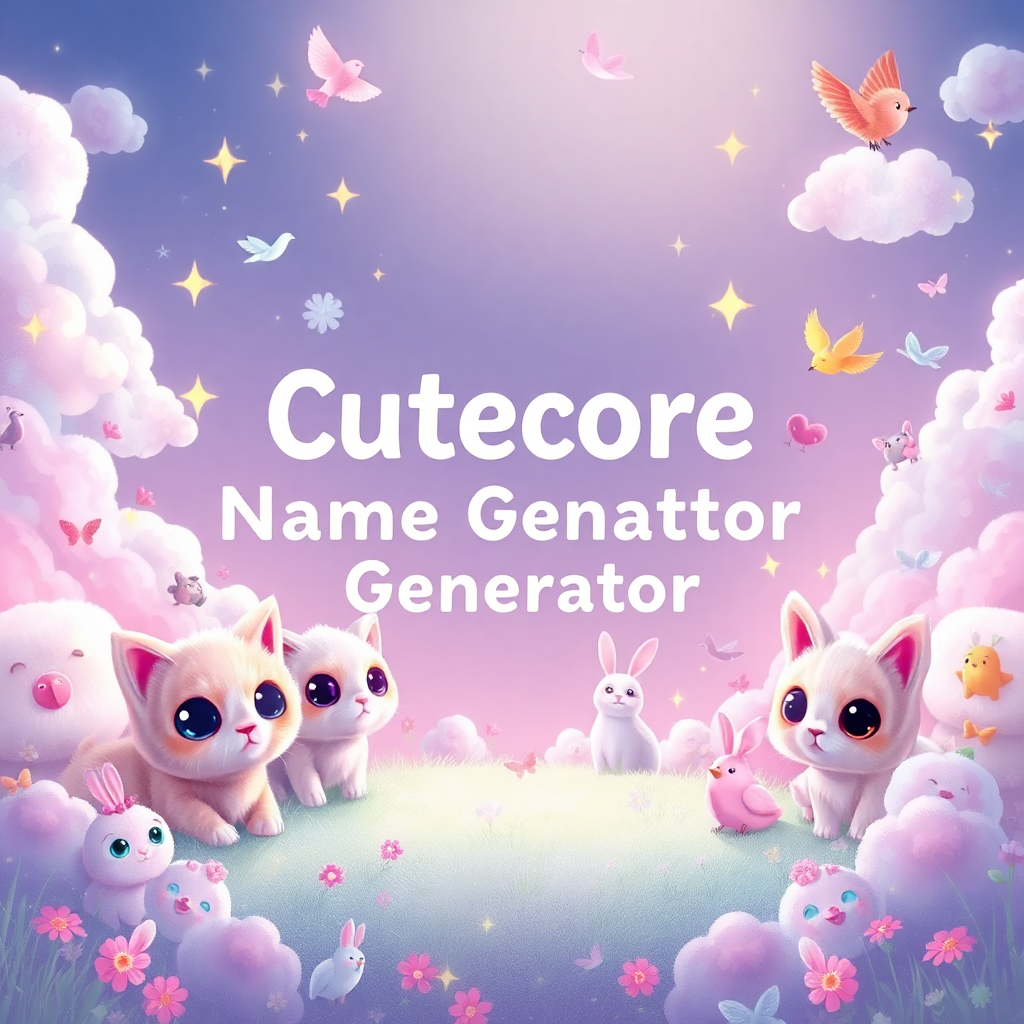 Best Cutecore Name Generator | Vondy