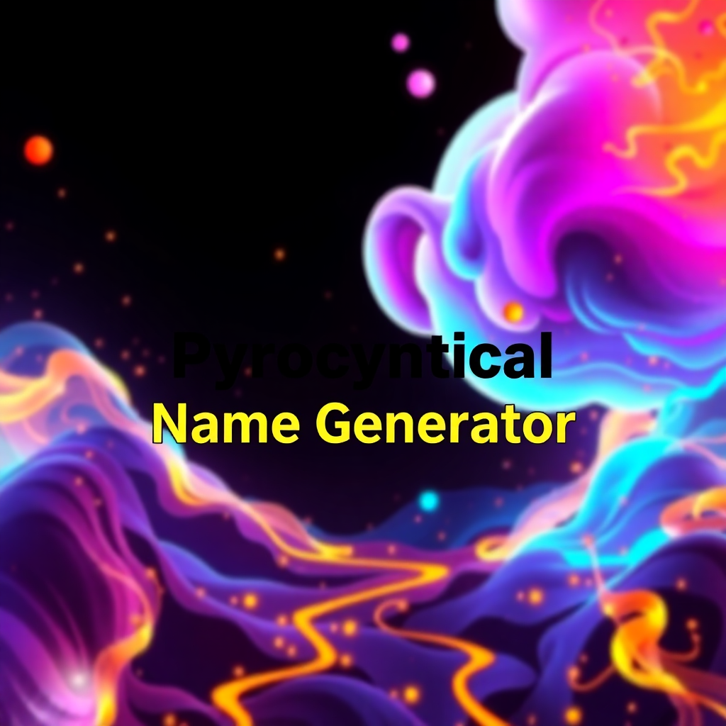Best Pyrocynical Name Generator | Vondy