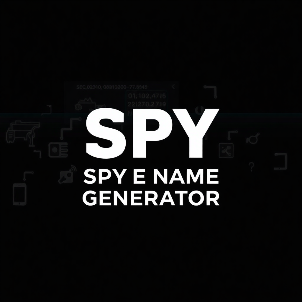 Best Spy Code Name Generator | Vondy