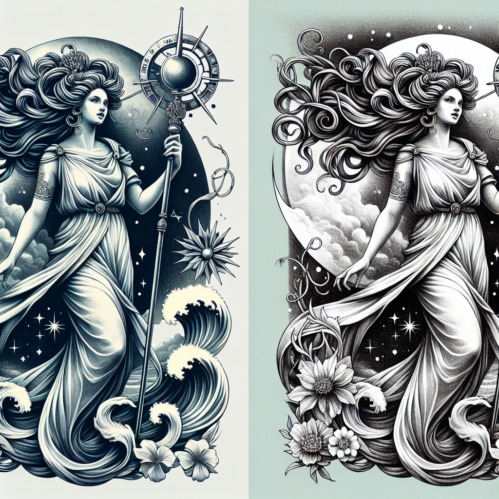 Circe goddess tattoo - Bronctattooaus.com