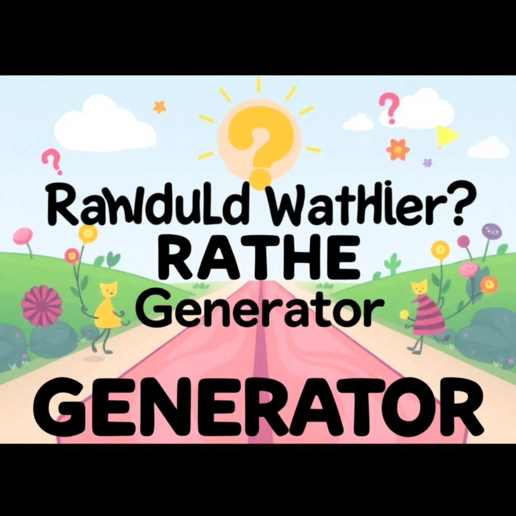 Best Random Would You Rather Generator | Vondy