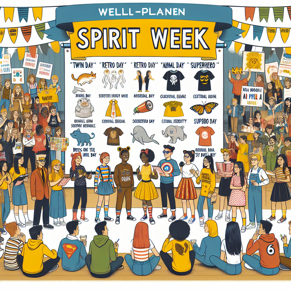 Best Spirit Week Ideas | Vondy