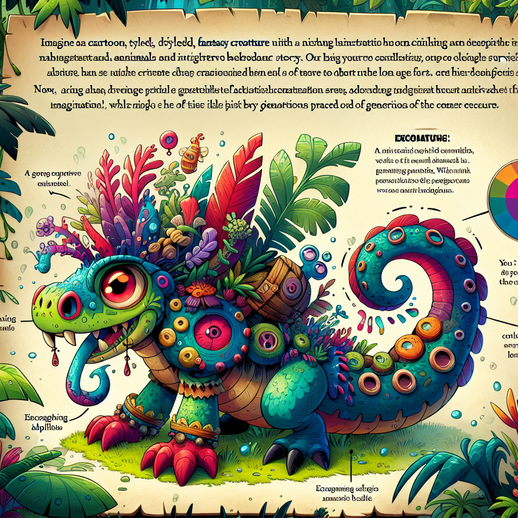 Best Cartoon Fantasy Creature Generator | Vondy