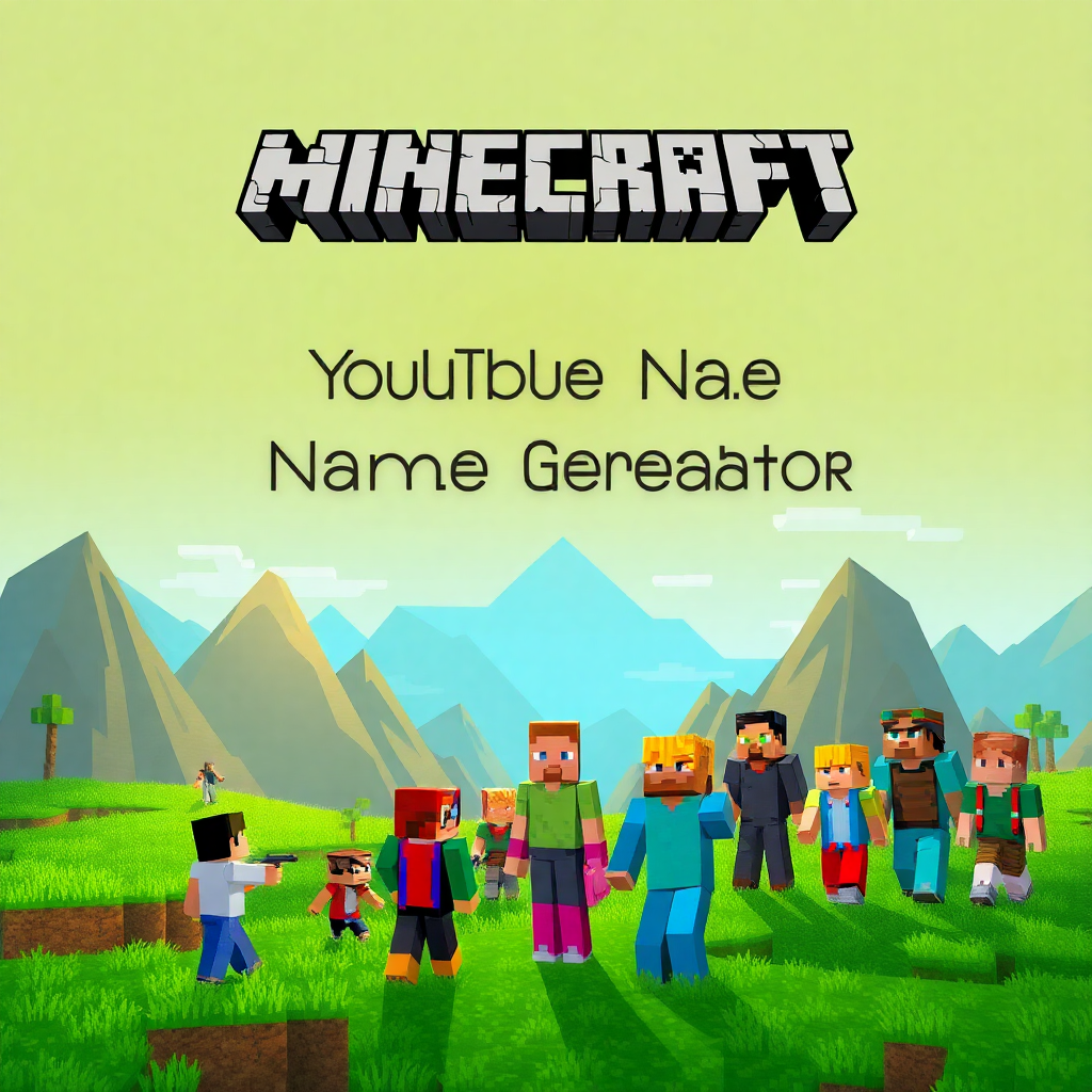 Best Minecraft Youtube Name Generator | Vondy