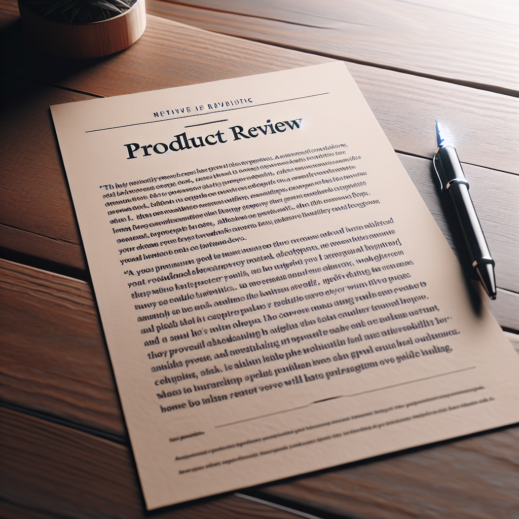 Best Product Review Generator | Vondy