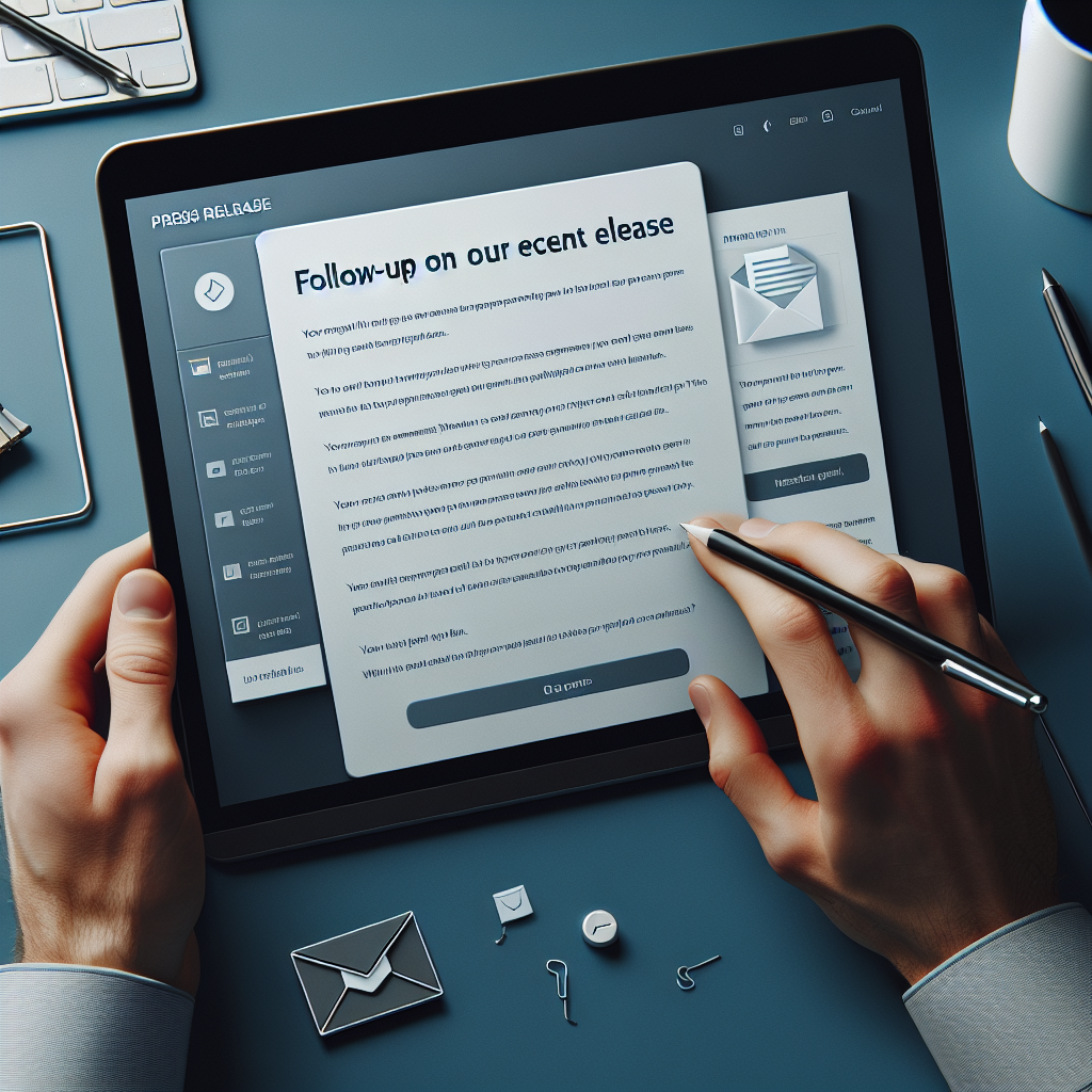 Best Press Release Follow Up Email Template | Vondy