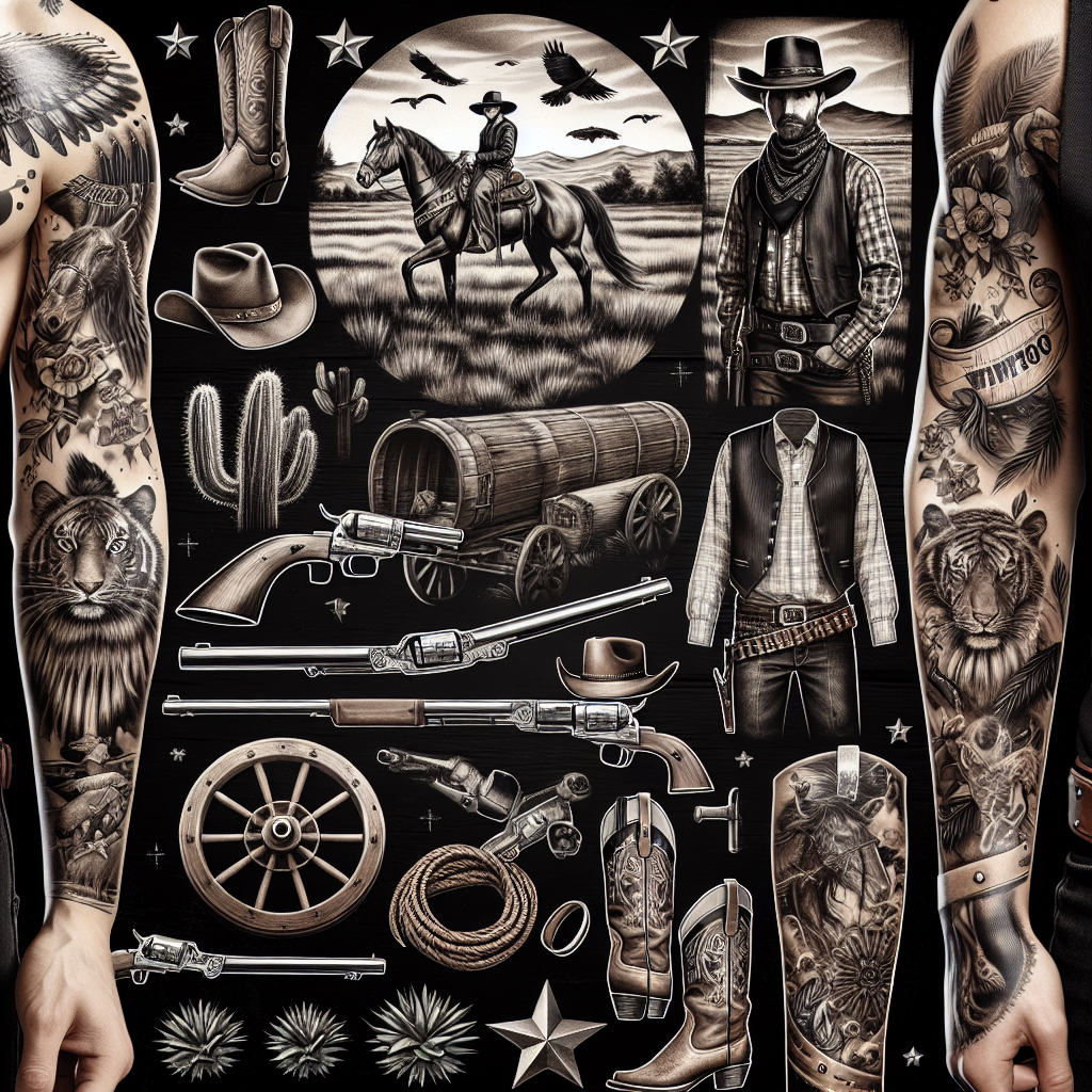 Outlaw wild west tattoo photos - Wisconsintattoocompany.com