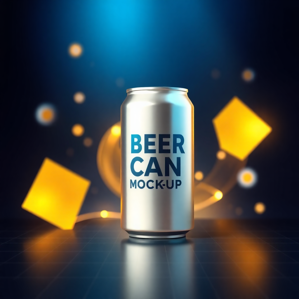 Best Beer Can Psd Mockup | Vondy
